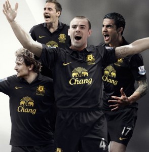 New Black Everton Jersey 2012-2013- Everton Nike Away Kit 12-13 ...