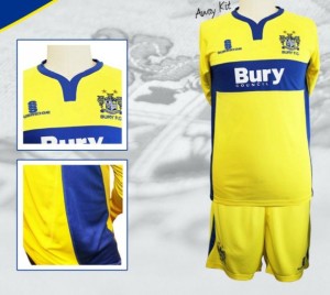 New Bury FC Kit 2012-2013- Surridge Sport Bury FC Home Away Shirts 12 ...