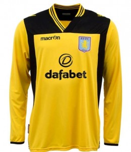New Aston Villa Kit 13-14- Macron AVFC Shirts 2013/2014 Home Away ...