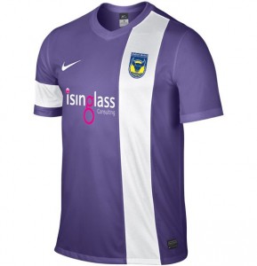 New Oxford United Away Kit 2013/14- Nike Purple OUFC Shirt 13-14 ...