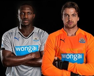 New Newcastle United Away Strip 14-15- Silver NUFC Away Kit 2014-2015 ...