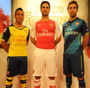 Official- New Arsenal Puma Kits 2014/2015- AFC Home Away Third Jersey ...