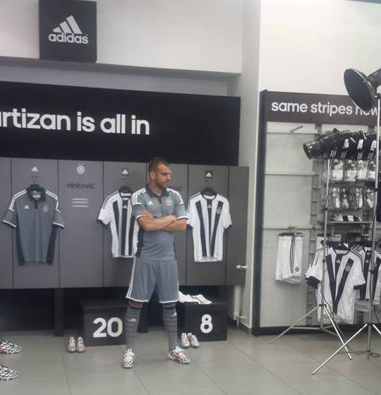 New Partizan Belgrade Kits 14-15- Adidas FK Partizan Jerseys 2014/15 ...