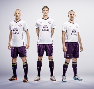 New Everton Third Kit 14/15- Umbro EFC Blackberry Yellow 3rd Jersey ...