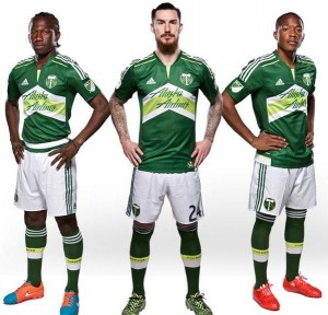 New Portland Timbers Jersey 2015- Adidas Timbers MLS Home Kit 2015-16 ...