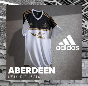 New Aberdeen Away Kit 2015-2016 AFC Alternate Strip 2015-16 | Football ...
