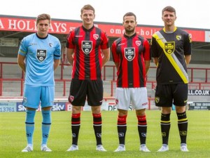 New Morecambe Kit 2015-16 Morecambe FC Carbrini Shirts 15-16 Home Away ...