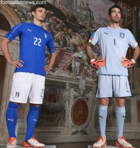 New Italy Euro 2016 Jersey- Puma Azzurri Home Kit 2016-17 | Football ...