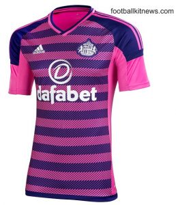 Pink Sunderland 3rd Kit 2016-17 | Adidas SAFC Third Shirt 2016-2017 ...