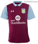 New Aston Villa Under Armour Kits 2016/17 | AVFC Home & Away Shirts 16/ ...