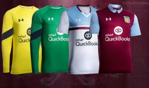 New Aston Villa Under Armour Kits 2016/17 | AVFC Home & Away Shirts 16/ ...