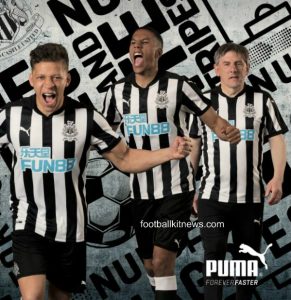 New NUFC Strip 17-18 | Newcastle United 125th Anniversary Kit with ...
