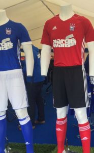 Red ITFC Away Shirt 2017-18 | Adidas Ipswich Town Alternate Jersey 17 ...