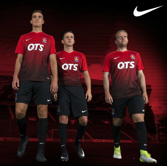 Red & Black Kilmarnock Away Strip 2017-2018 | Nike Killie Alternate Kit ...