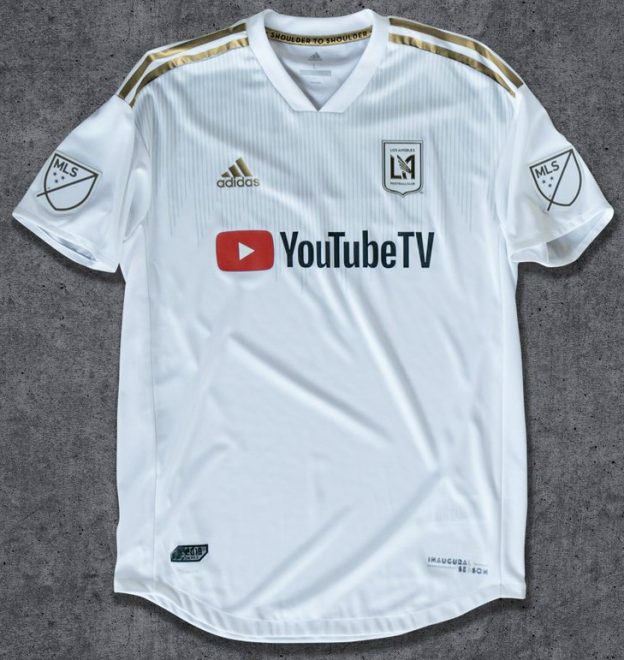 First ever LAFC Jersey 2018 Youtube TV Sponsor- Adidas Los Angeles FC ...
