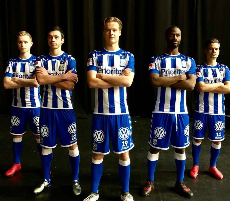 New IFK Goteborg Jersey 2018- IFK GBG Kappa Gothenburg Home Shirt 2018 ...
