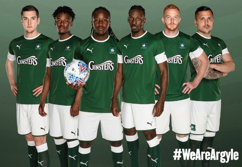 New PAFC Kit 2019-20 | Puma Plymouth Argyle Home Shirt 19-20 | Football ...