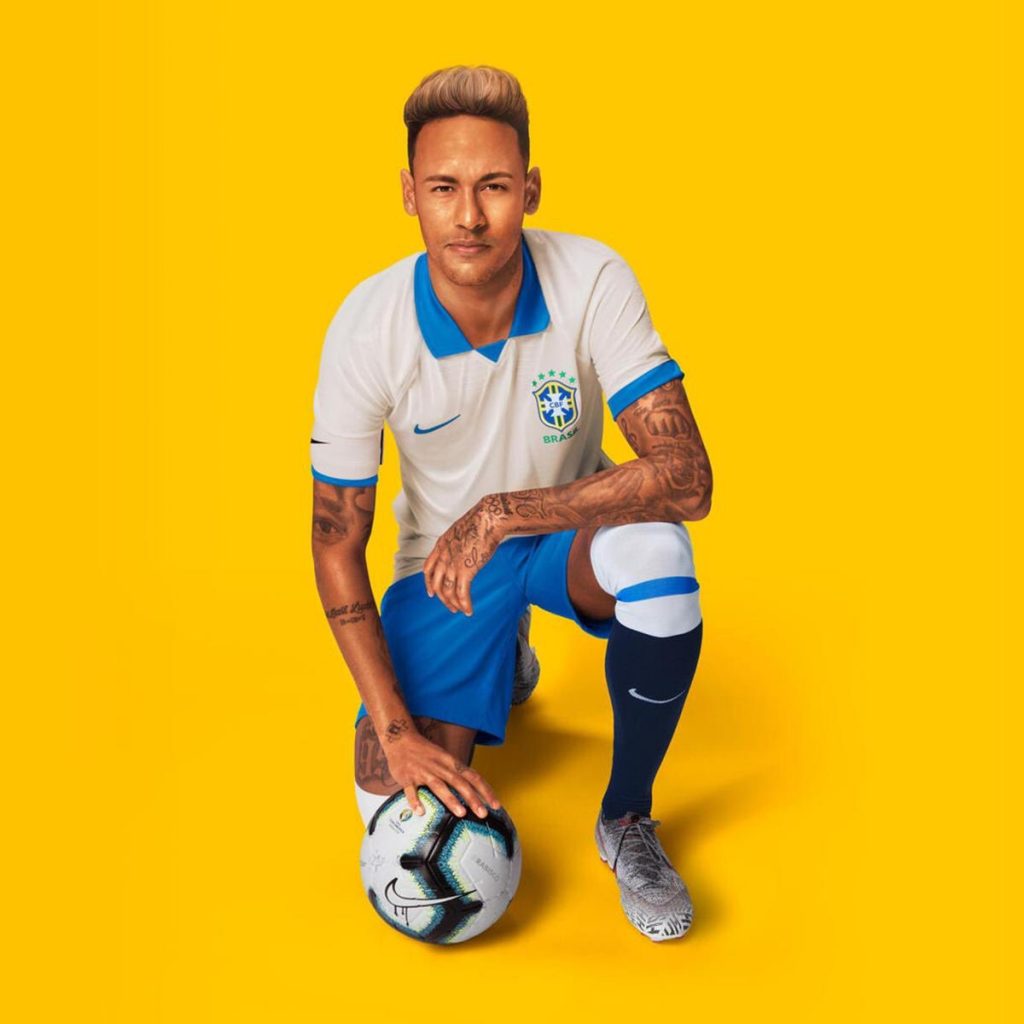 New Brazil White Away Jersey & Home Kit for Copa America 2019 ...