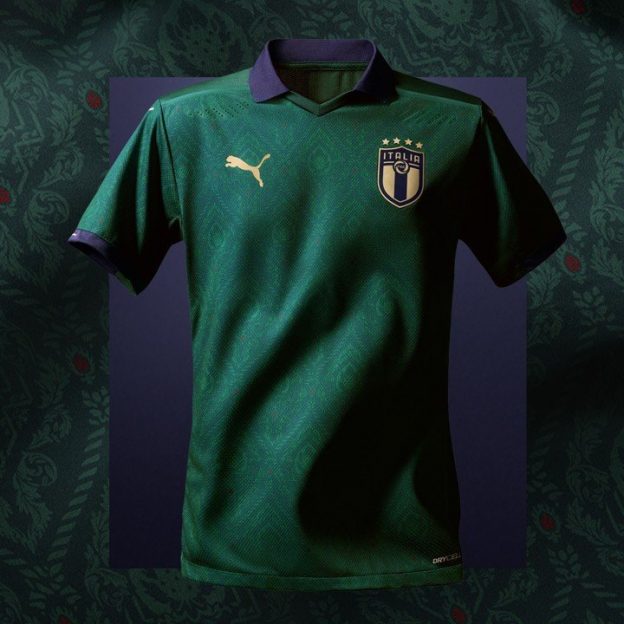 New Italy Green Kit 2019- Puma Italy Renaissance Shirt to be worn vs ...