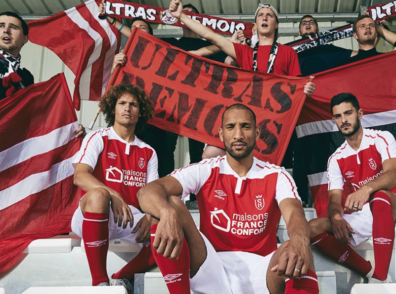 New Reims Jersey 2020-21 | Umbro Stade de Reims Home Kit | Football Kit ...