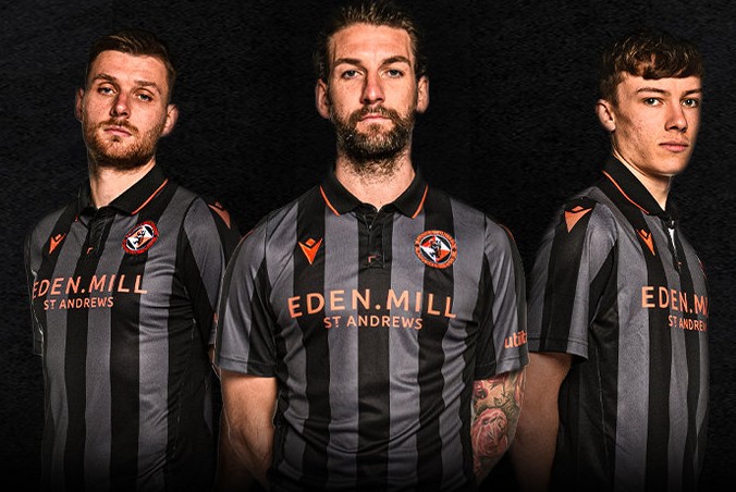 New DUFC Third Strip 2021-2022 | Black Grey Dundee United 3rd Top 21-22 ...