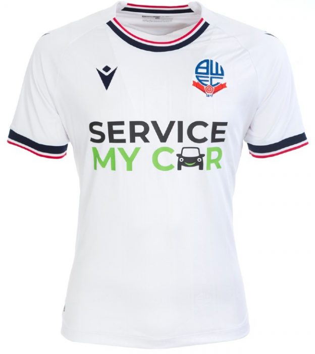 New BWFC Home Kit 22-23 | Macron Bolton Wanderers Shirt with Service My ...