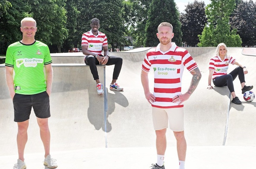 New Doncaster Rovers Oxen Shirt 2022-23 | DRFC Home Kit 22-23 with ...