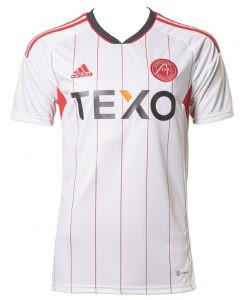 New Aberdeen FC Texo Strip 2022-23 | Adidas Home & Away Kits 22-23 with ...