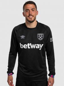 New West Ham Away Kit 22-23 | Black Umbro WHUFC Shirt with Pink & Blue ...