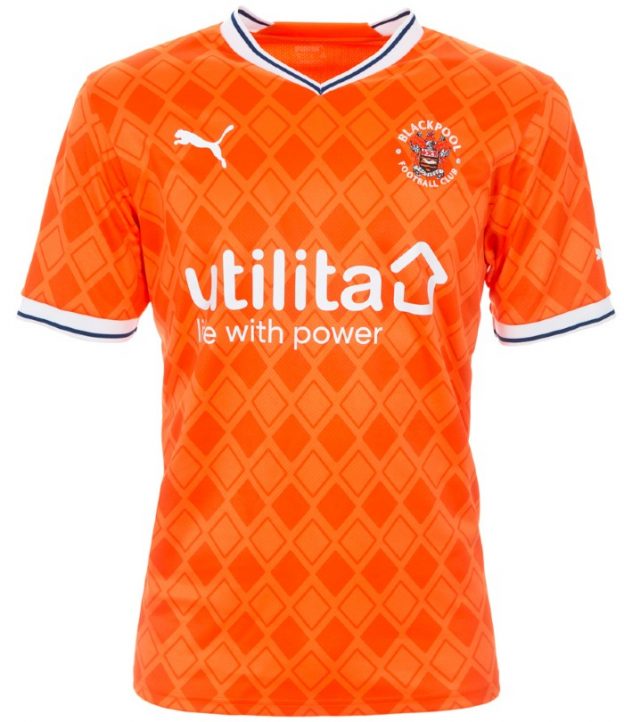 New Blackpool FC Kit 2022 23 BFC Puma Home Shirt 22 23 Football Kit