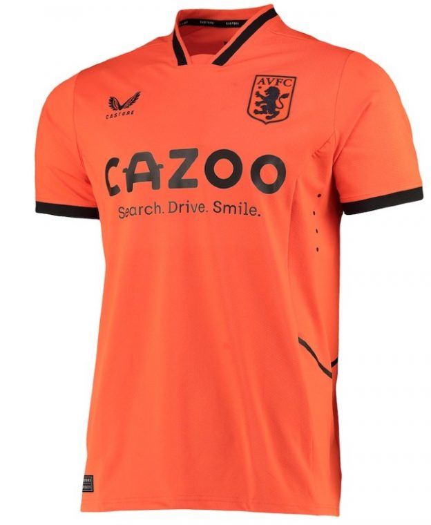 New Aston Villa Away Kit 2022-2023 | Castore Blue AVFC Alternate Shirt ...