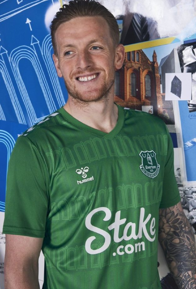 New Everton Jersey 2023 2024 with Collar Archibald Leitch pattern | EFC ...