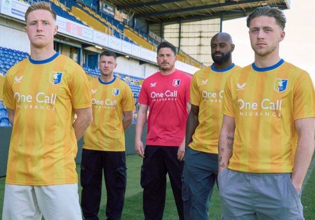 New Mansfield Town Kit 2024-25 | Castore MTFC Home Shirt 24-25 ...