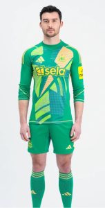 New NUFC GK Kit 2024-2025 | Newcastle United Green & Yellow Goalkeeper ...